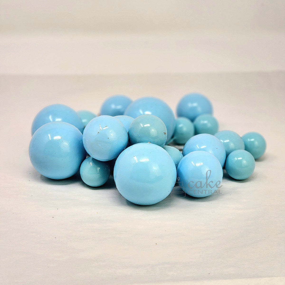 Light Blue Decorative Balls 20pk – Cake Central Barbados