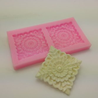 2-Cavity Tile Accent Mold – Cake Central Barbados