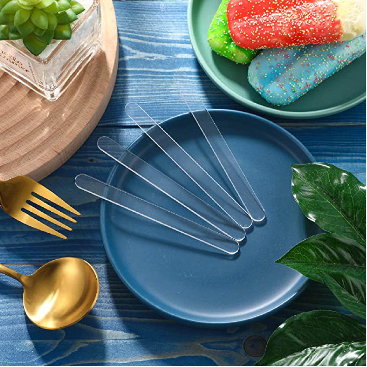 Clear Acrylic Popsicle Sticks – Cake Central Barbados