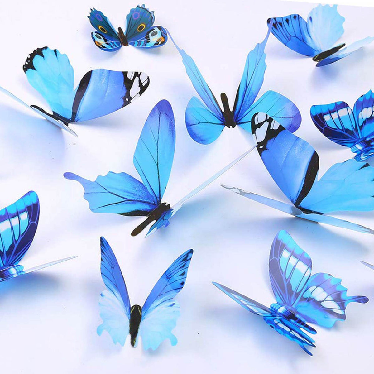 Blue Butterflies (6 pcs) – Cake Central Barbados