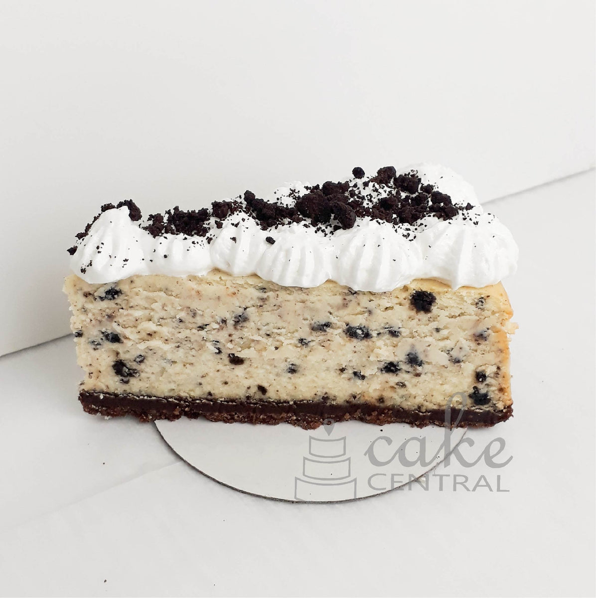 Cookies and Cream Cheesecake Slice – Cake Central Barbados
