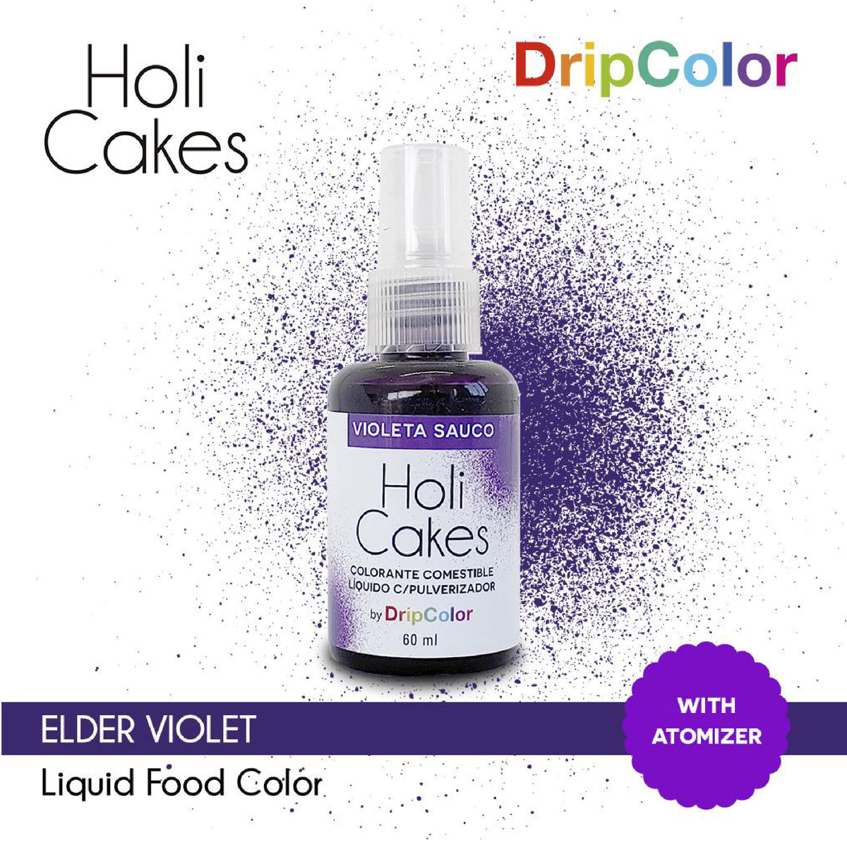 ELDER VIOLET Holi Cakes Spray Cap Color – Cake Central Barbados