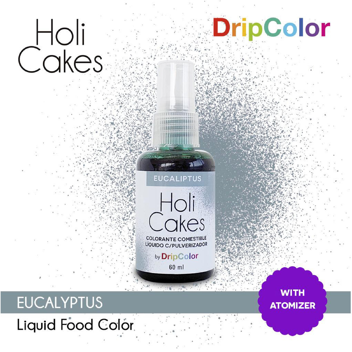 EUCALYPTUS GREEN Holi Cakes Spray Cap Color – Cake Central Barbados