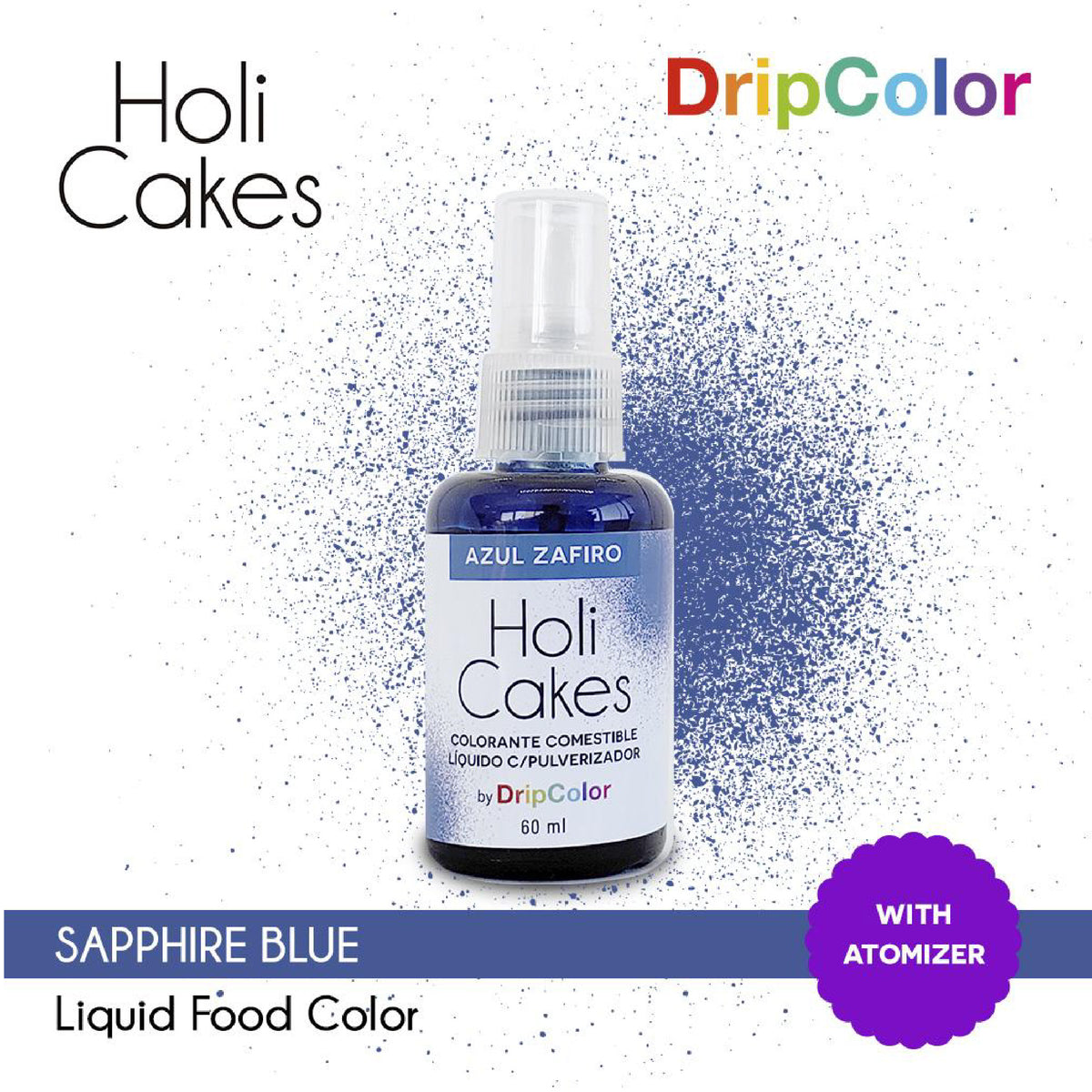 SAPPHIRE BLUE Holi Cakes Spray Cap Color – Cake Central Barbados