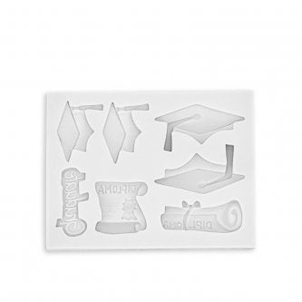 Graduation Set Silicone Mold – Cake Central Barbados