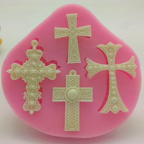 Precious Stones Cross Silicone Mold – Cake Central Barbados